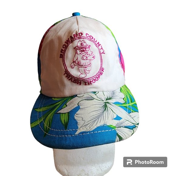 Vintage | Accessories | Vintage Broward County Trash Trooper Hat Cap ...